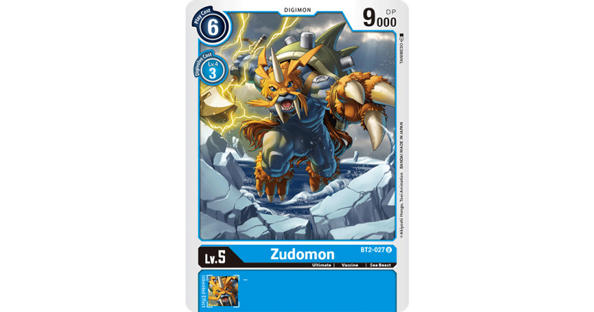 BT2-027 U Zudomon Digimon