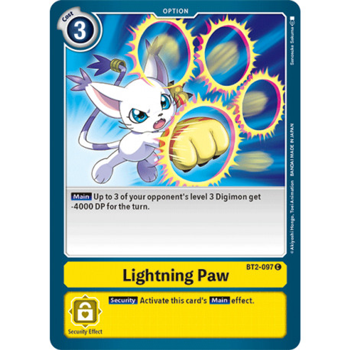 BT2-097 C Lightning Paw Option