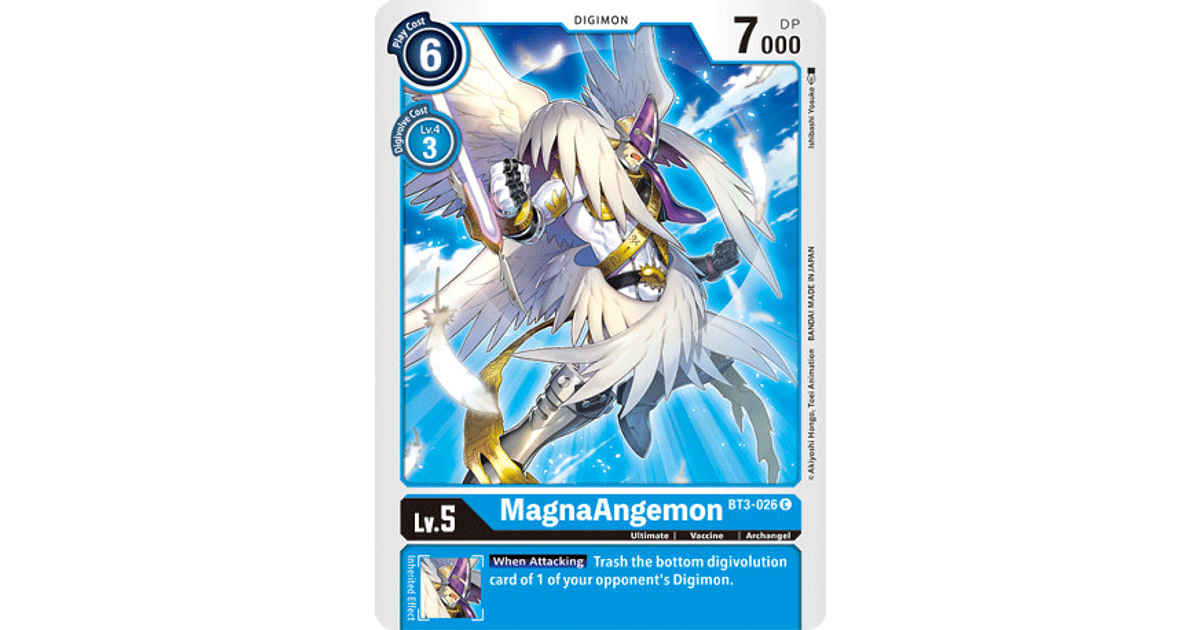BT3-026 C MagnaAngemon Digimon
