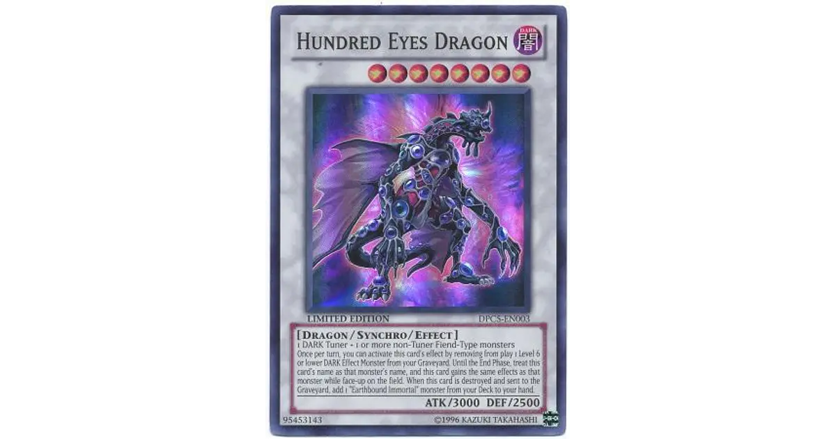 Hundred Eyes Dragon - DPC5-EN003 - Super Rare