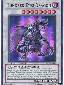 Hundred Eyes Dragon - MZMI-EN051 - Rare 1st Edition
