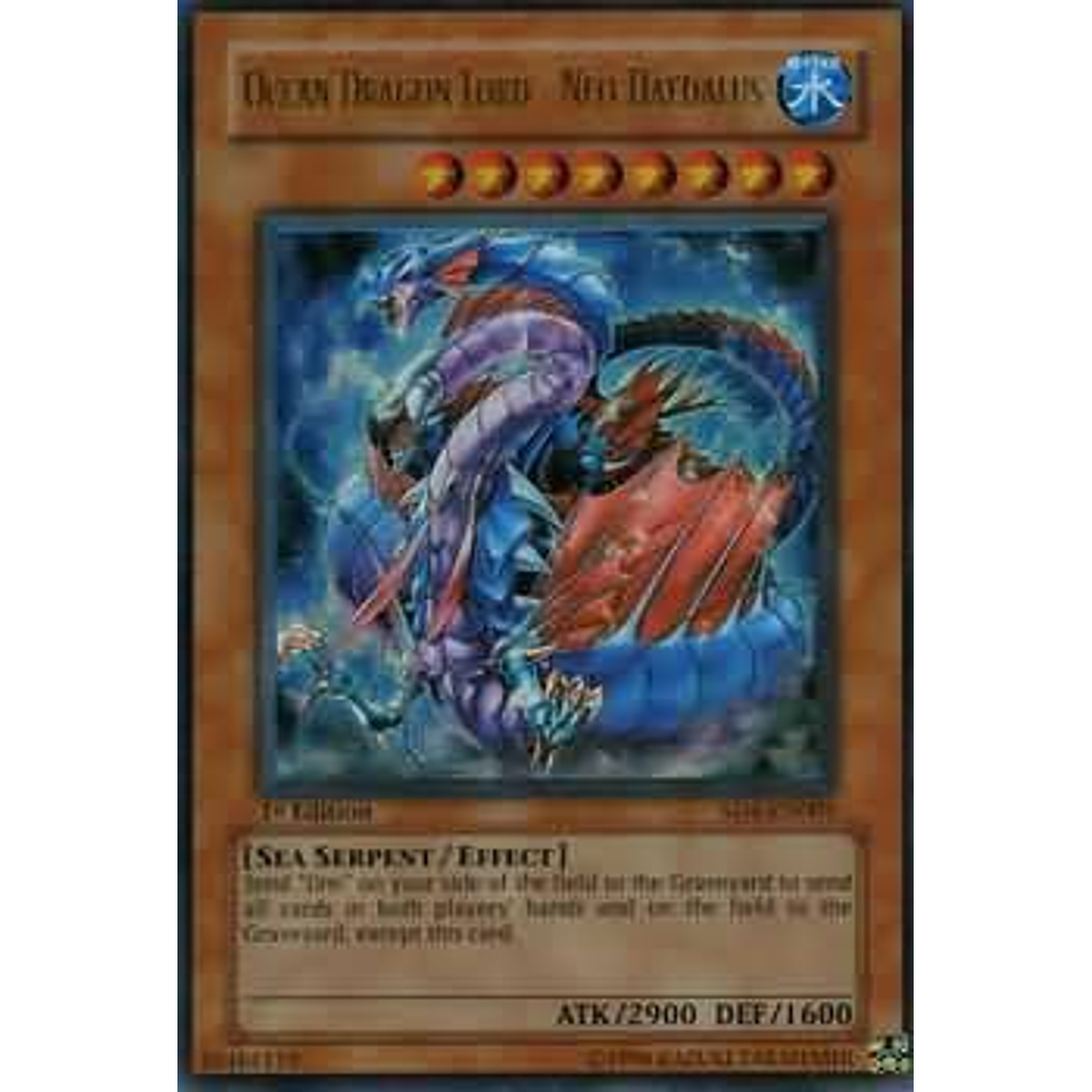 Ocean Dragon Lord - Neo Daedalus - SD4-EN001 - Ultra Rare...