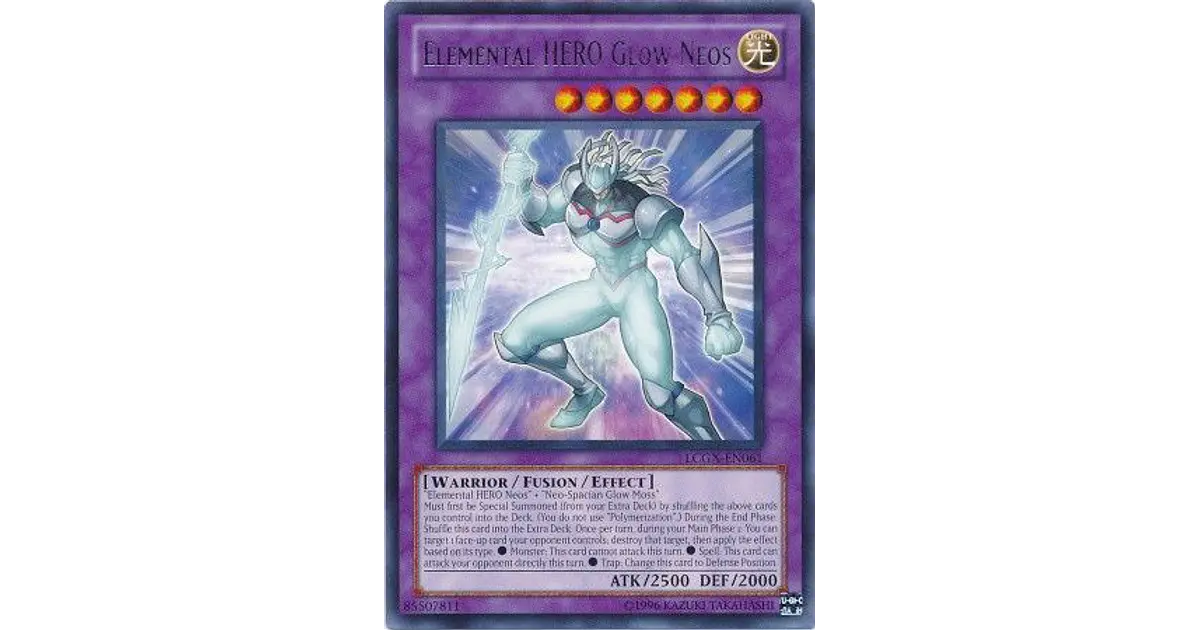 Elemental Hero Glow Neos - LCGX-EN061 - Rare Unlimited