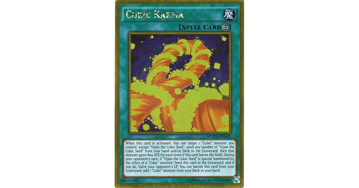 Cubic Karma - MVP1-ENG41 - Gold Rare Unlimited