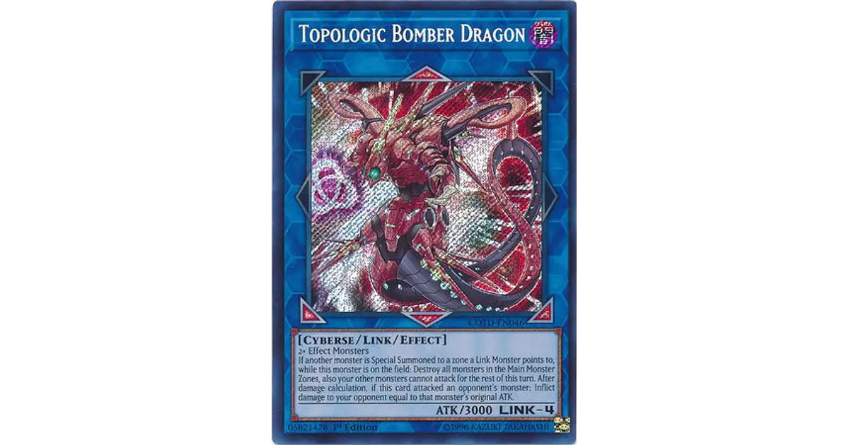 Topologic Bomber Dragon - COTD-EN046 - Secret Rare 1st Ed...