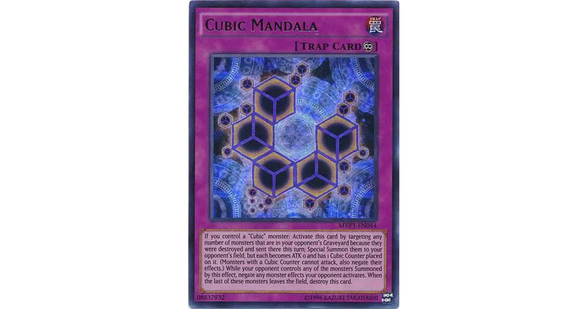 Cubic Mandala - MVP1-EN044 - Ultra Rare Unlimited