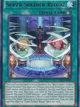 Super Soldier Ritual - MAZE-EN060 - Rare 1st Edition