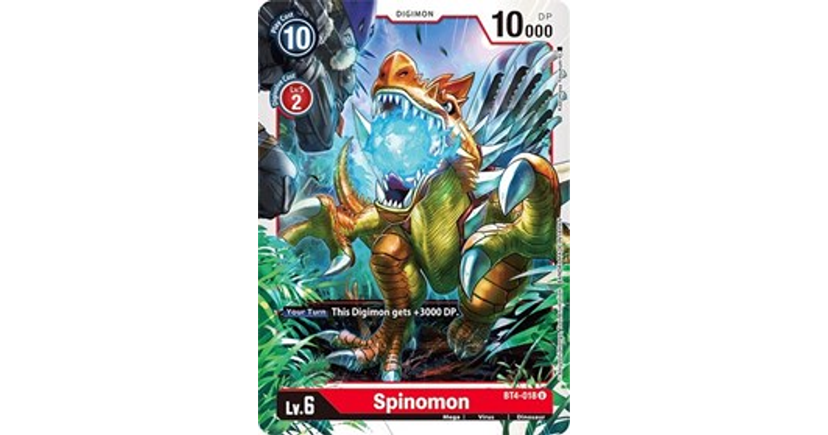 BT4-018 U Spinomon Digimon