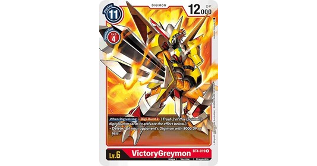 BT4-019 R VictoryGreymon Digimon