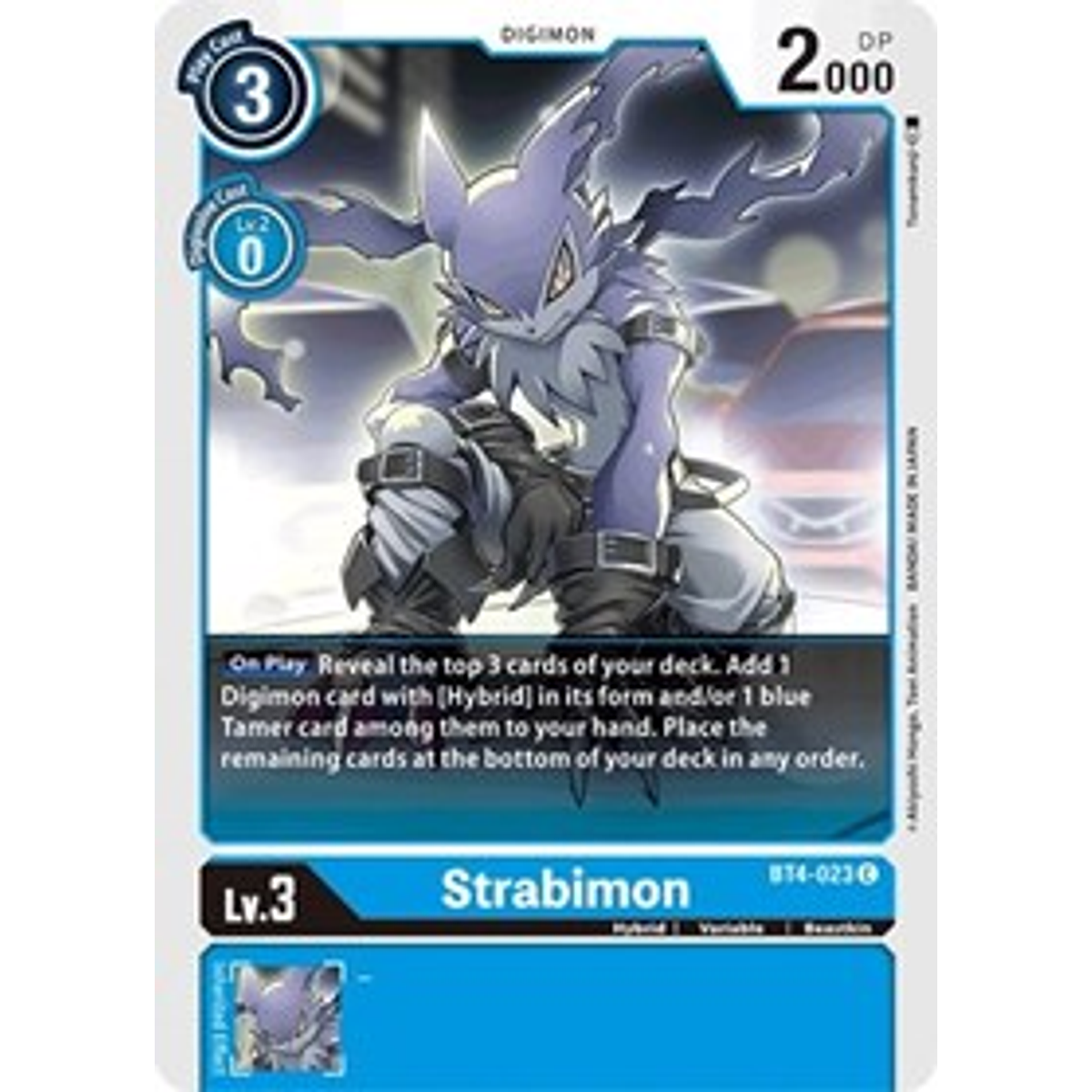 BT4-023 C Strabimon Digimon