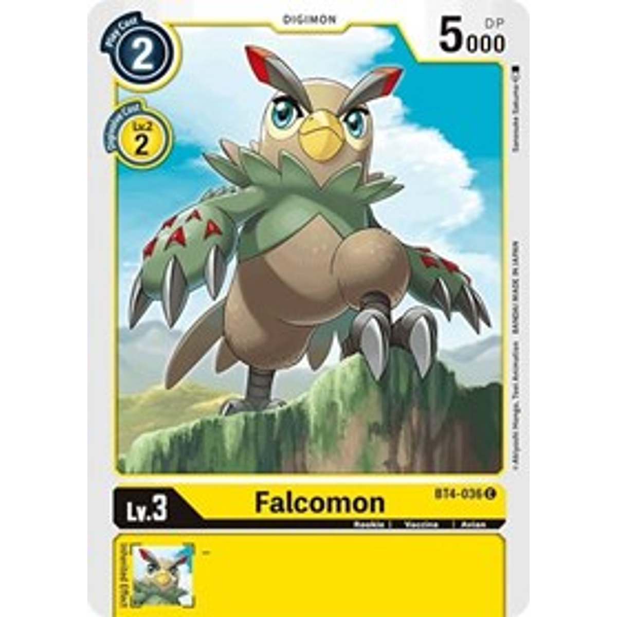 BT4-036 C Falcomon Digimon