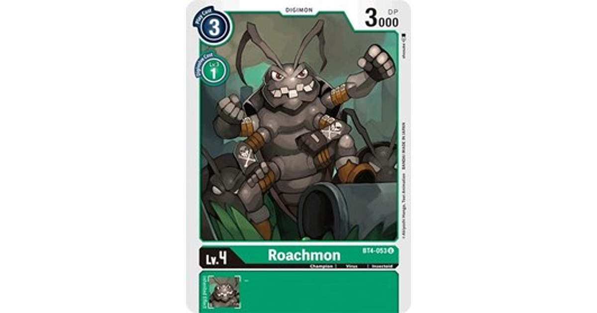 BT4-053 U Roachmon Digimon