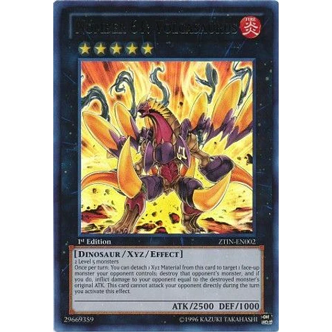Number 61: Volcasaurus - ztin-en002 - Ultra Rare