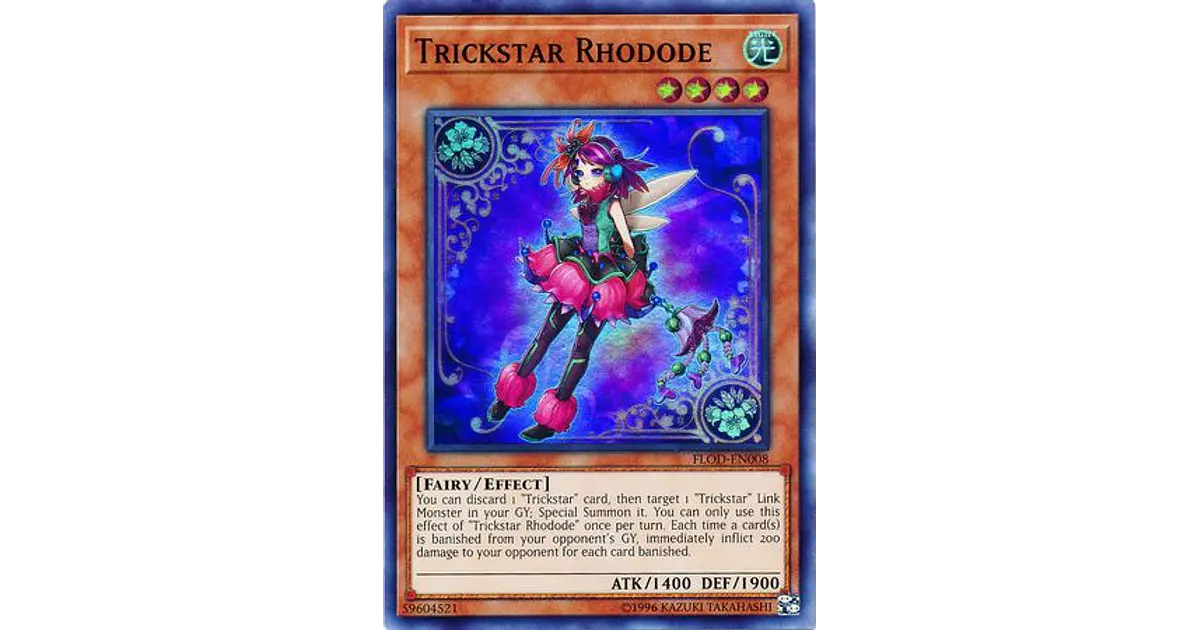 Trickstar Rhodode - FLOD-EN008 - Super Rare Unlimited