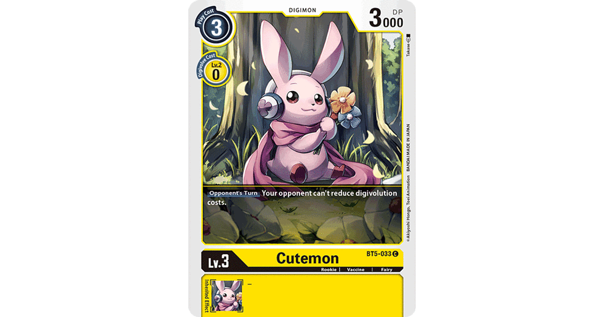 BT5-033 C Cutemon (Digimon)