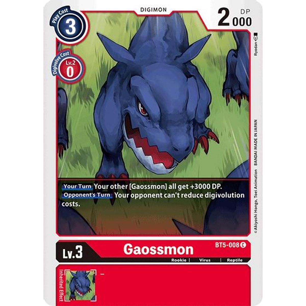 BT5-008 C Gaossmon (Digimon)