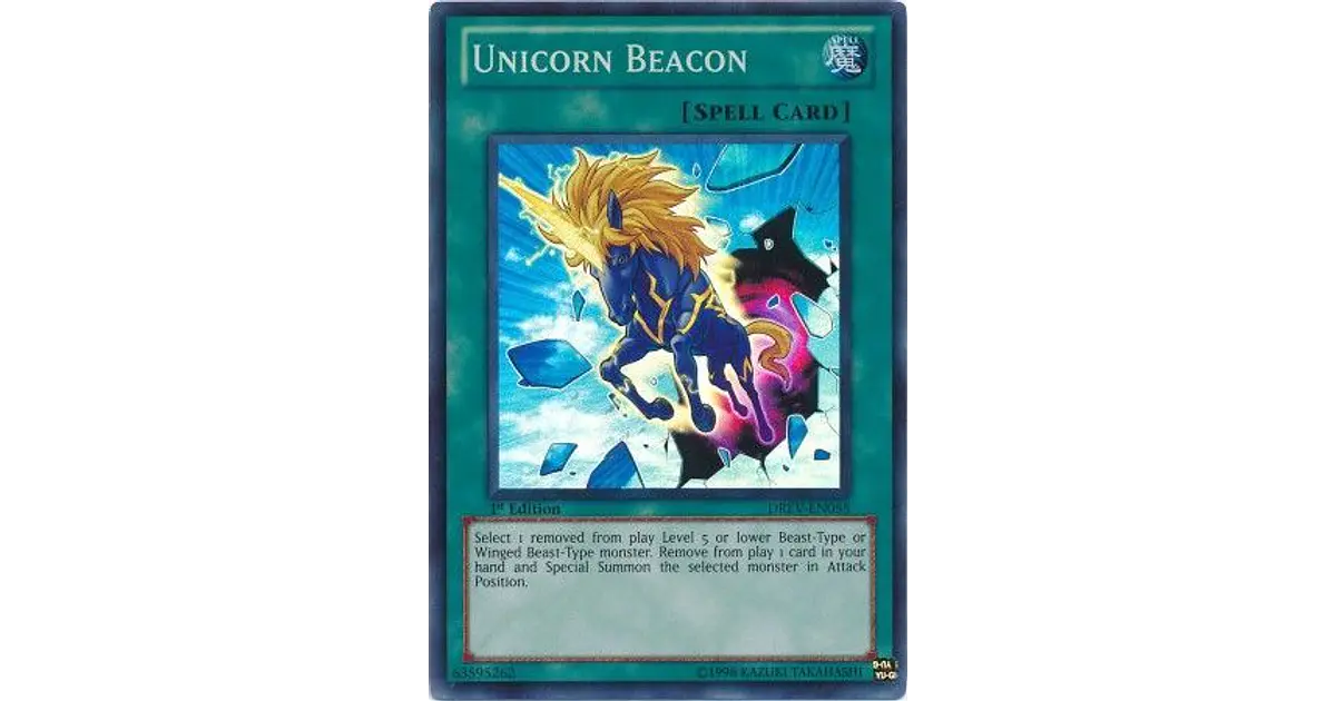 Unicorn Beacon - DREV-EN055 - Super Rare 1st Edition