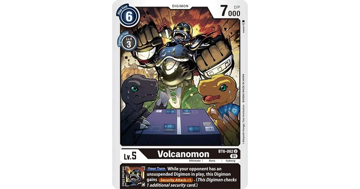 BT6-062 U Volcanomon