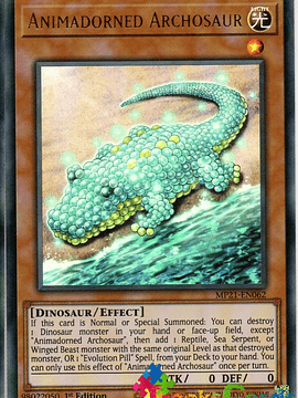 Animadorned Archosaur - WISU-EN050 - Rare 1st Edition