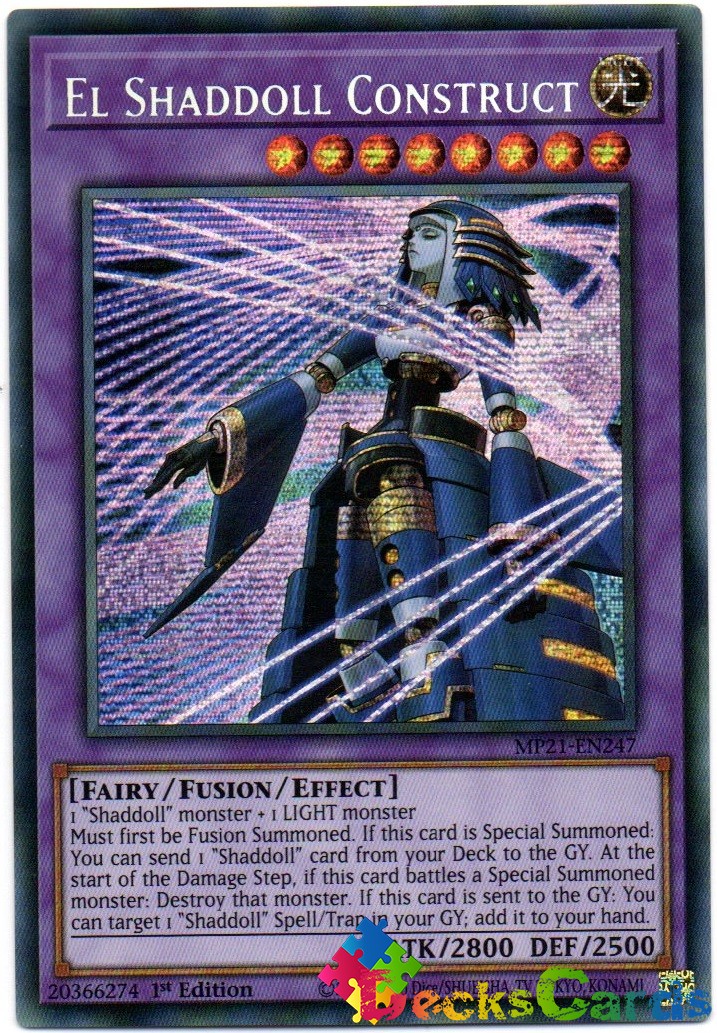 El Shaddoll Construct - MP21-EN247 - Prismatic Secret Rar...