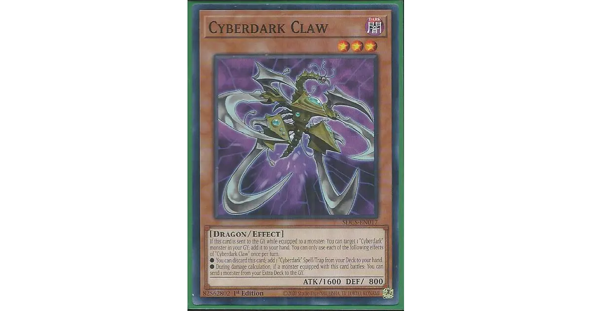 Cyberdark Claw - SDCS-EN017 - Common 1st Edition
