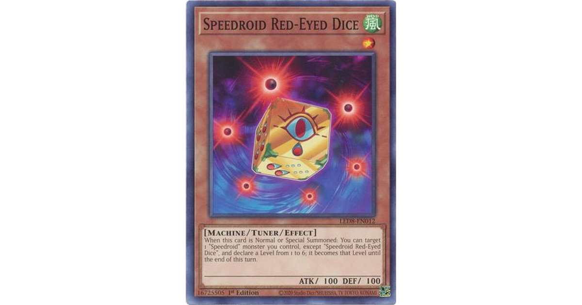 Speedroid Red-Eyed Dice - LED8-EN012 - Common 1st Edition