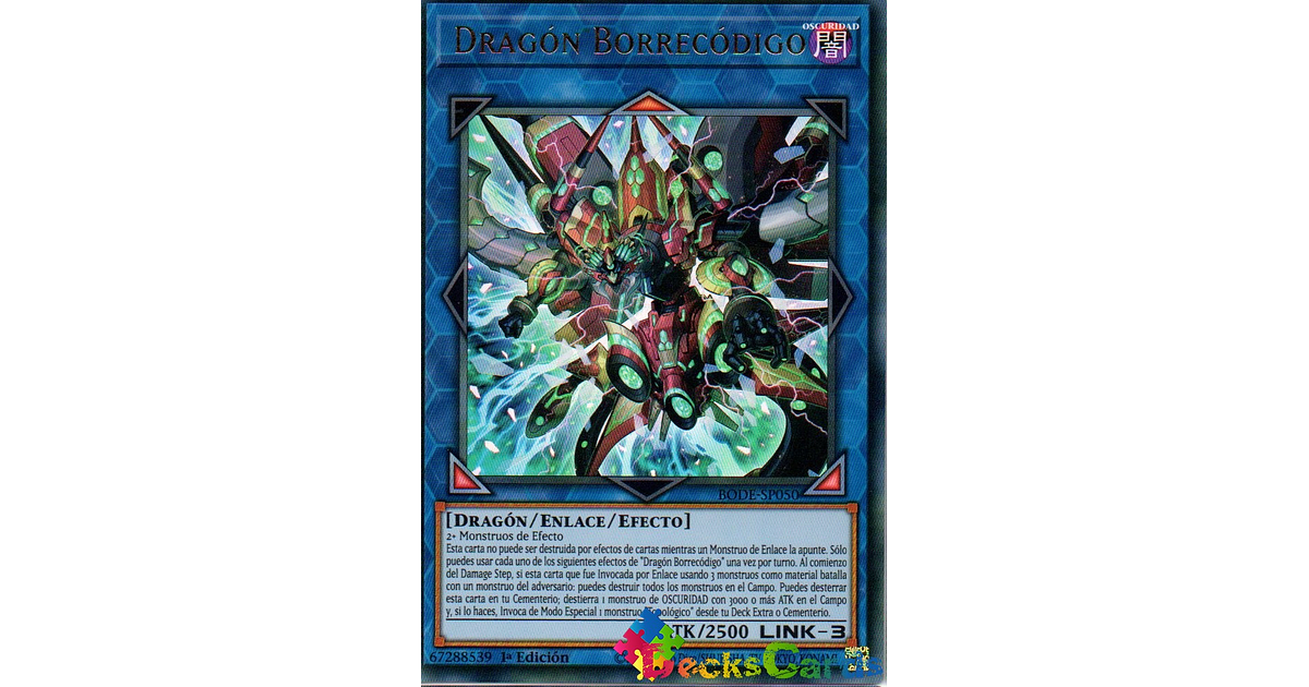 Borrelcode Dragon - BODE-EN050 - Ultra Rare 1st Edition