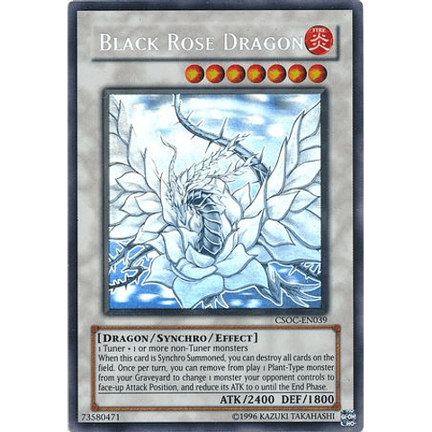 Black Rose Dragon - CSOC-EN039 - Ghost Rare Unlimited