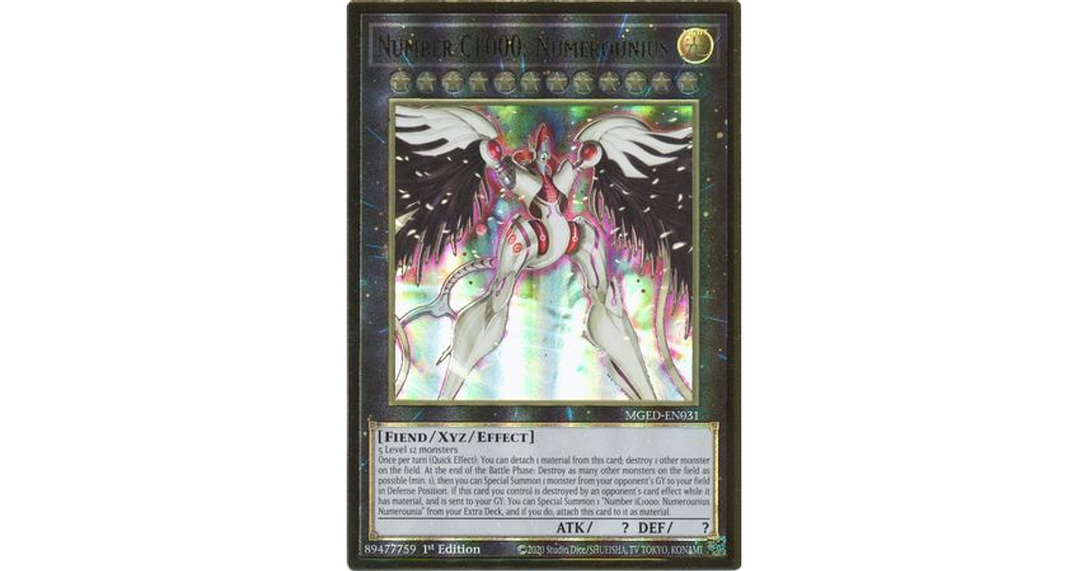 Number C1000: Numerounius - MGED-EN031 - Premium Gold Rar...
