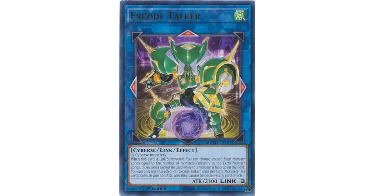 Excode Talker - MGED-EN103 - Rare 1st Edition