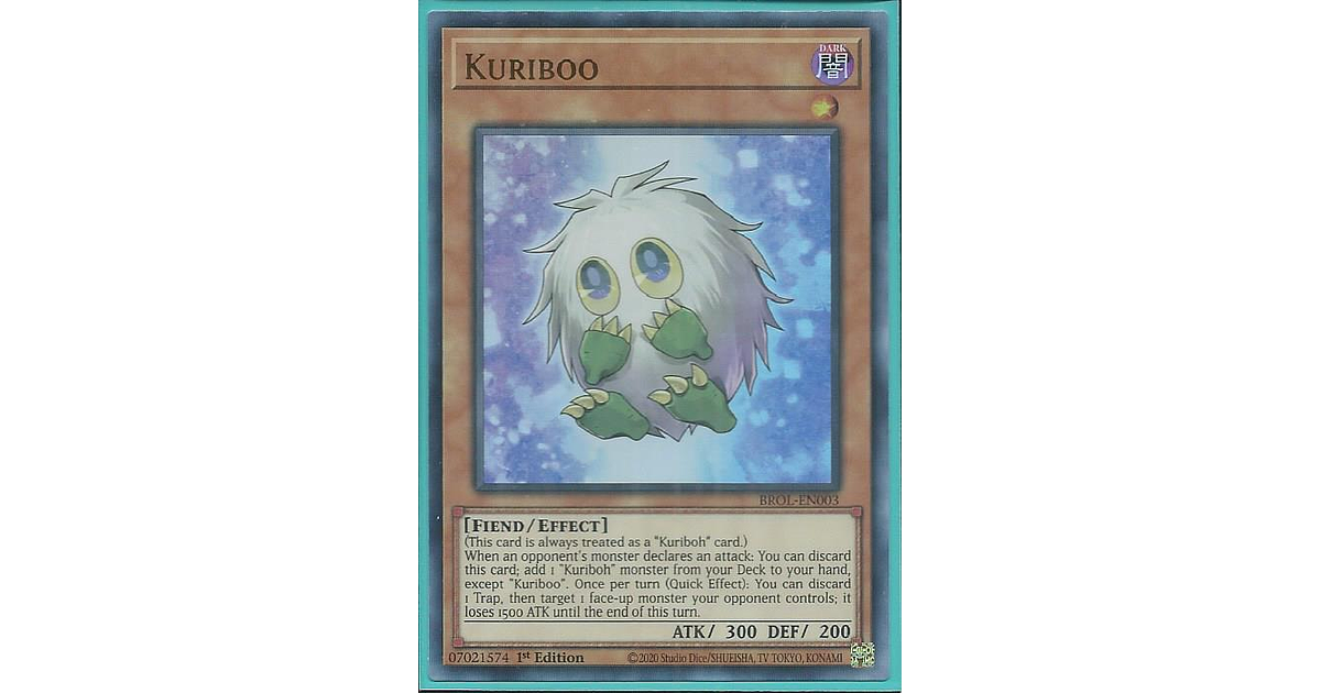 Kuriboo - BROL-EN003 - Ultra Rare 1st Edition