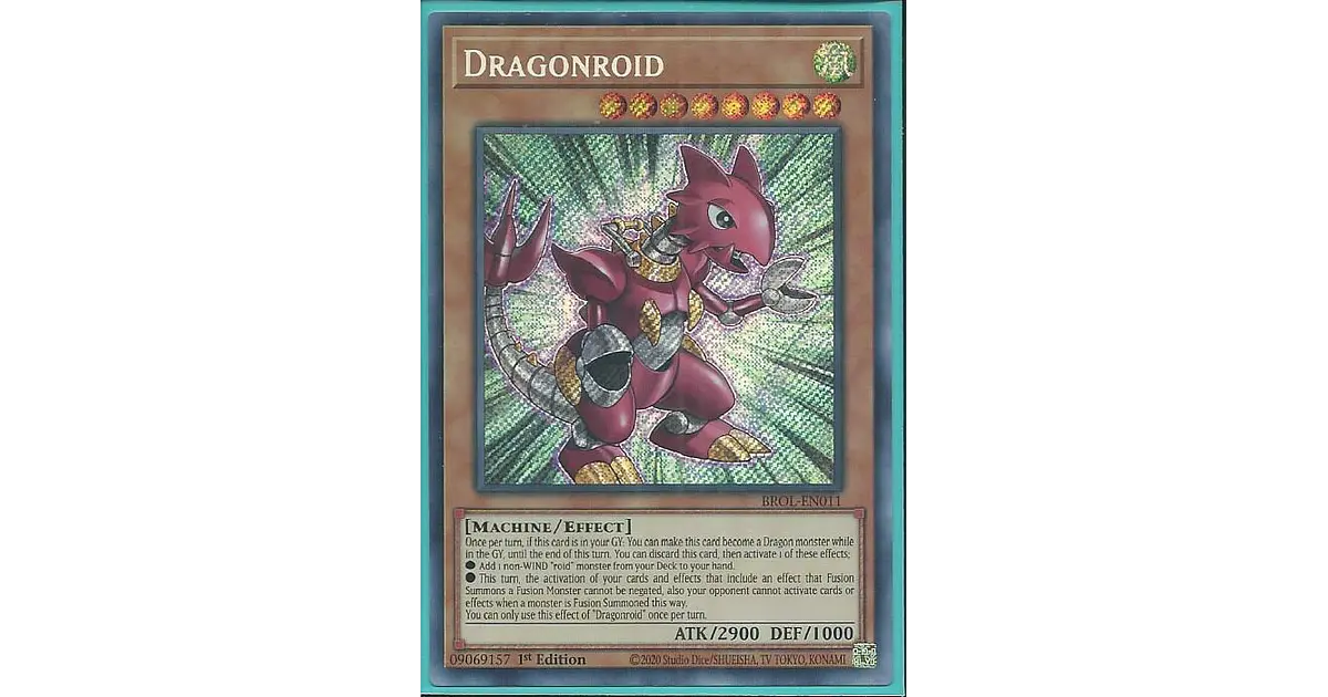 Dragonroid - BROL-EN011 - Secret Rare 1st Edition