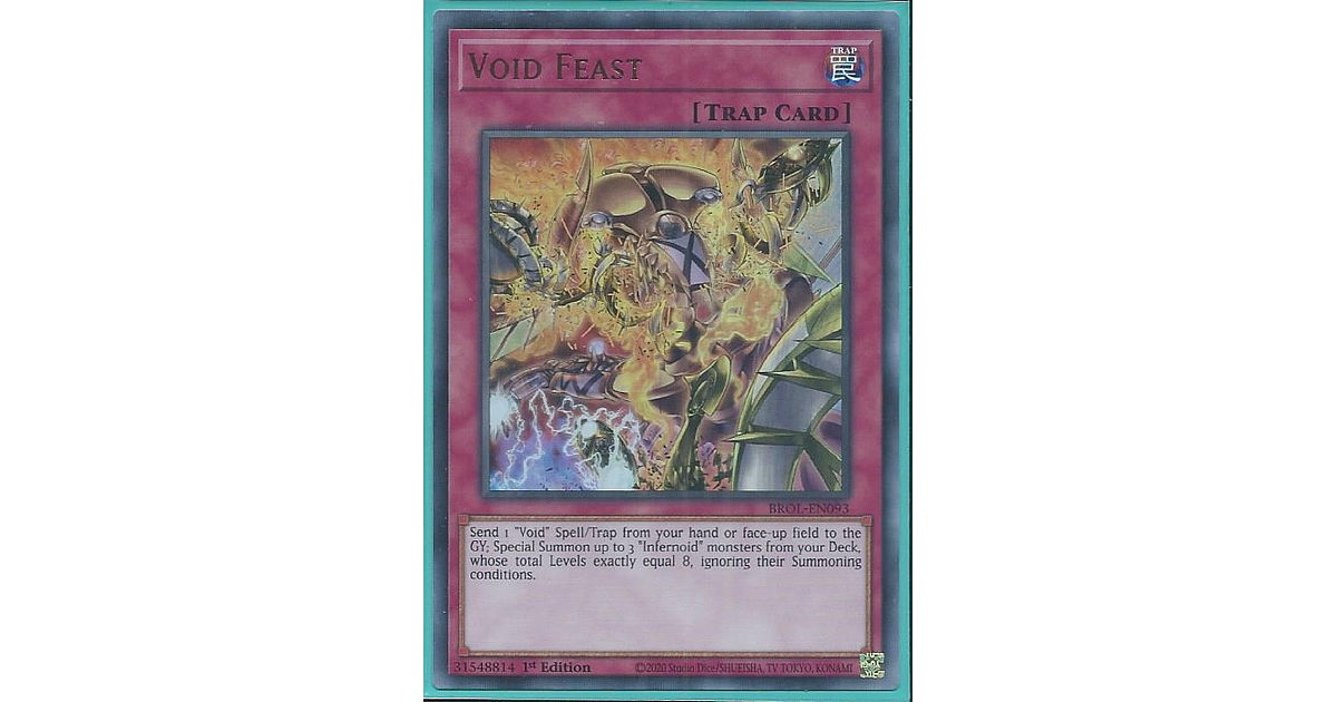 Void Feast - BROL-EN093 - Ultra Rare 1st Edition