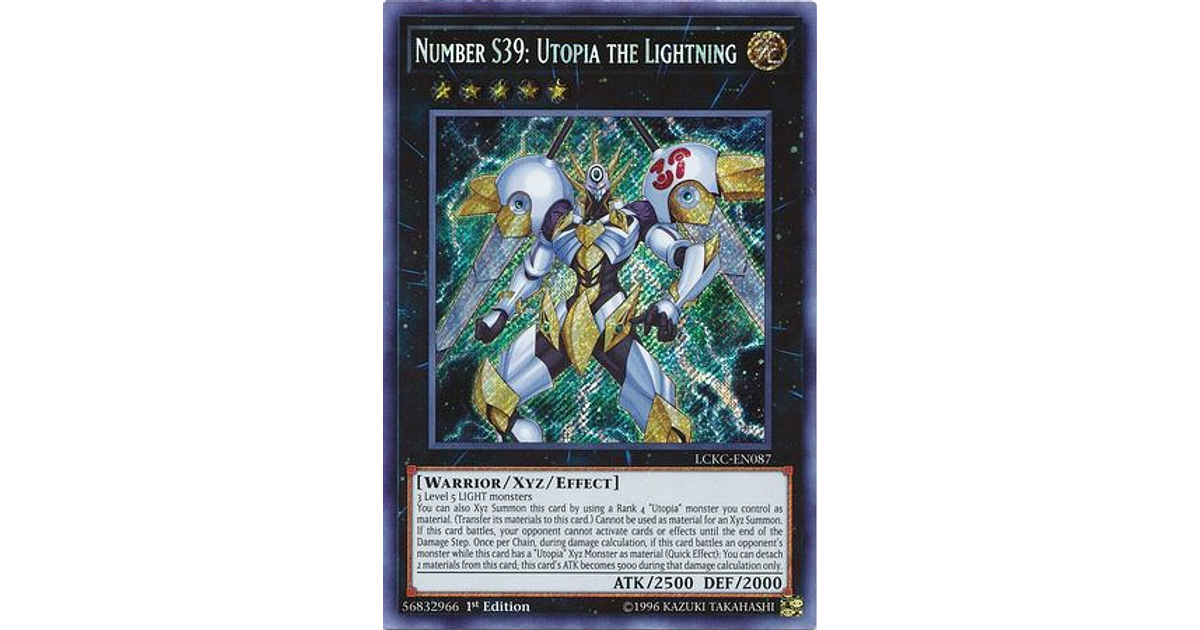 Number S39: Utopia the Lightning - LCKC-EN087 - Secret Ra...