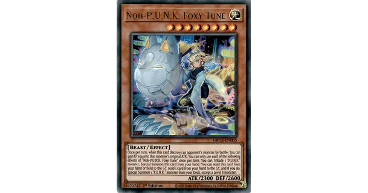 Noh-P.U.N.K. Foxy Tune - GRCR-EN005 - Ultra Rare 1st Edition