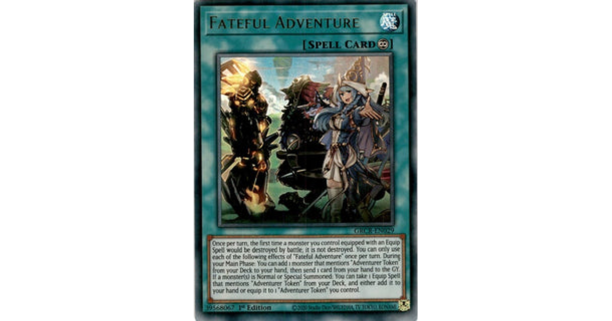 Fateful Adventure - GRCR-EN029 - Ultra Rare 1st Edition