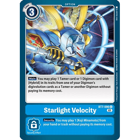 BT7-096 U Starlight Velocity