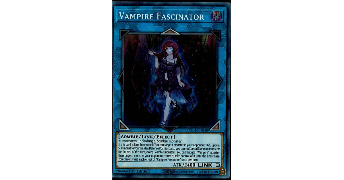 Vampire Fascinator - BACH-EN048 - Super Rare 1st Edition
