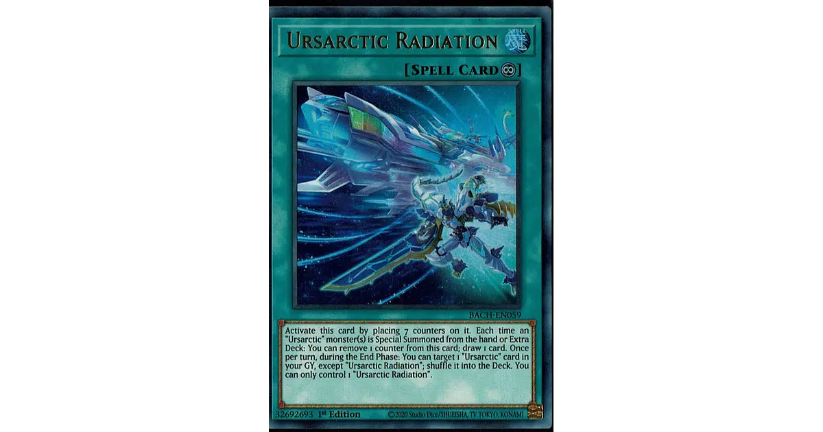 Ursarctic Radiation - BACH-EN059 - Ultra Rare 1st Edition