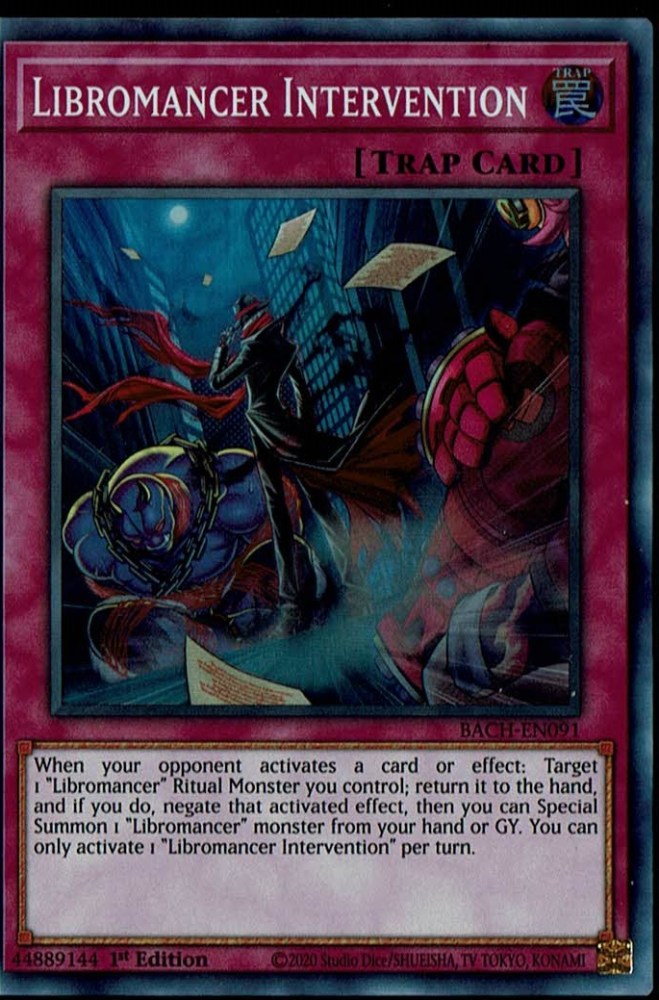 Libromancer Intervention - BACH-EN091 - Super Rare 1st Ed...