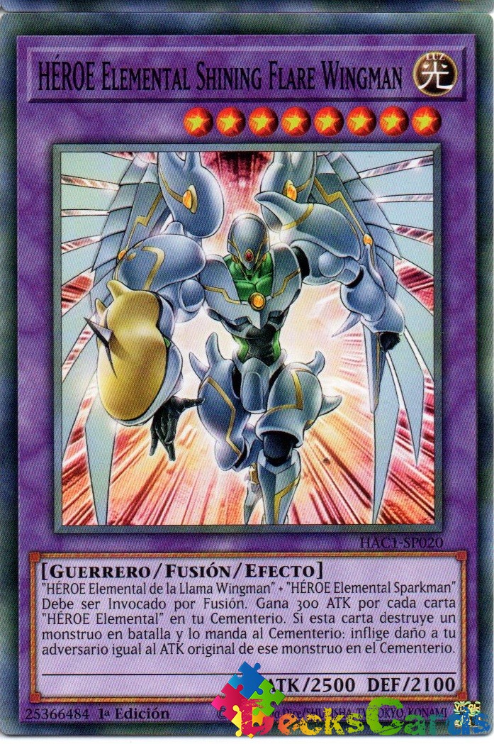 Elemental HERO Shining Flare Wingman - HAC1-EN020 - Duel ...