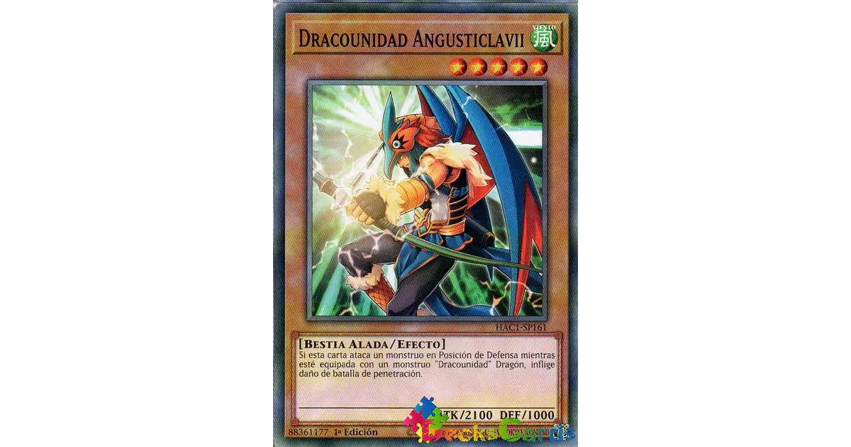 Dragunity Angusticlavii - HAC1-EN161 - Duel Terminal Comm...