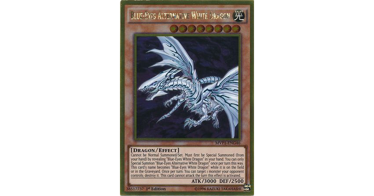 Blue-Eyes Alternative White Dragon - MVP1-ENG46 - Gold Ra...