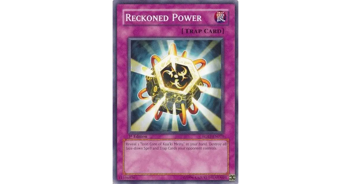 Reckoned Power - RGBT-EN073 - Common 1st Edition