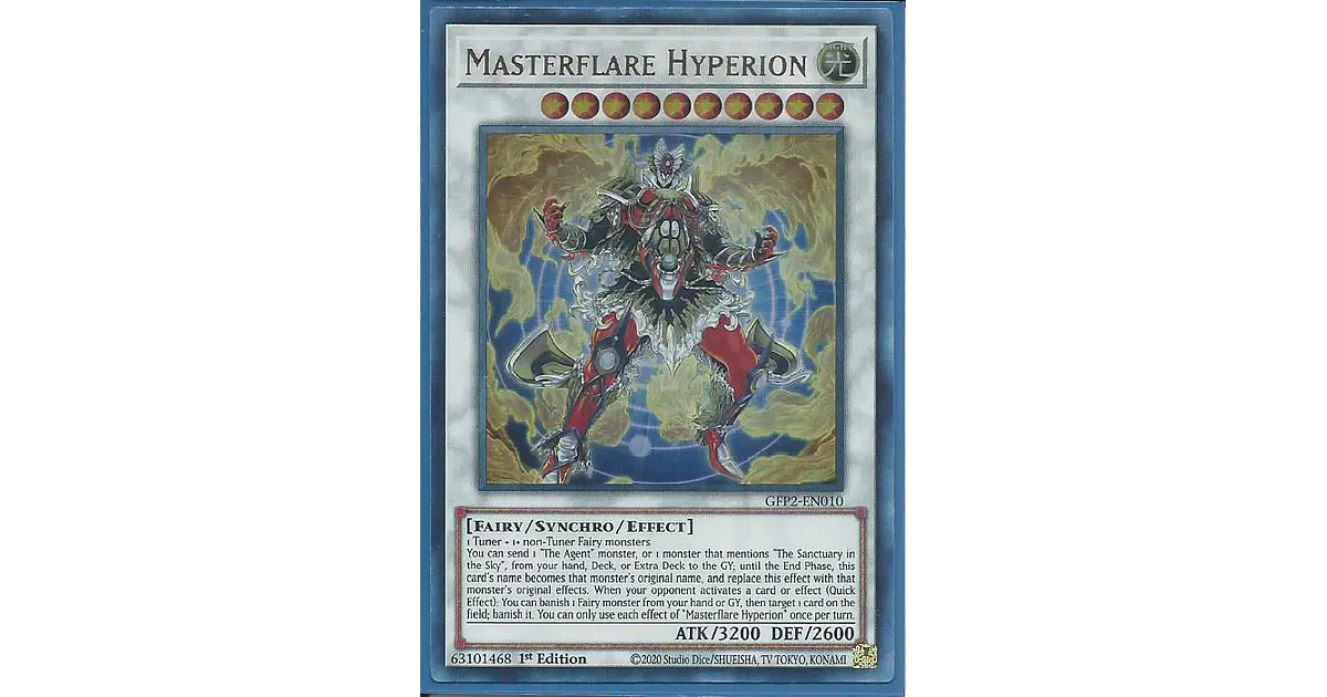 Masterflare Hyperion - GFP2-EN010 - Ultra Rare 1st Edition