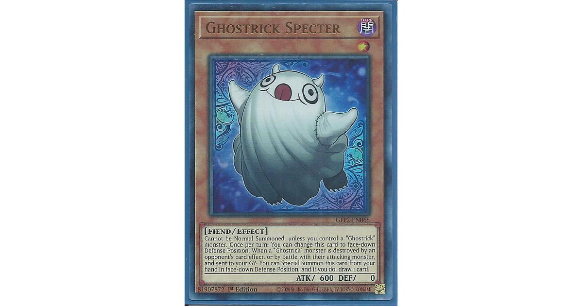 Ghostrick Specter - GFP2-EN065 - Ultra Rare 1st Edition