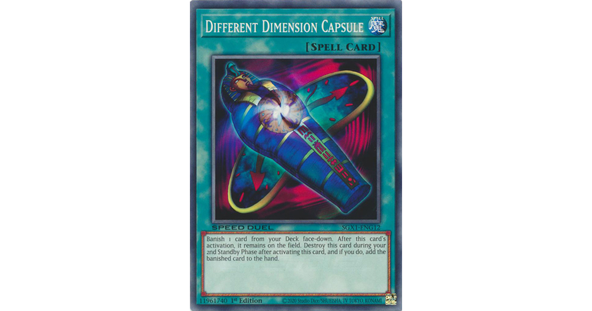 Different Dimension Capsule - SGX1-ENG12 - Common 1st Edi...