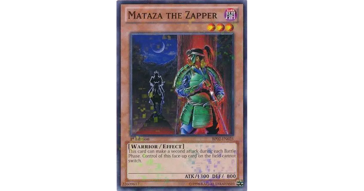 Mataza the Zapper - BP02-EN025 - Mosaic Rare 1st Edition