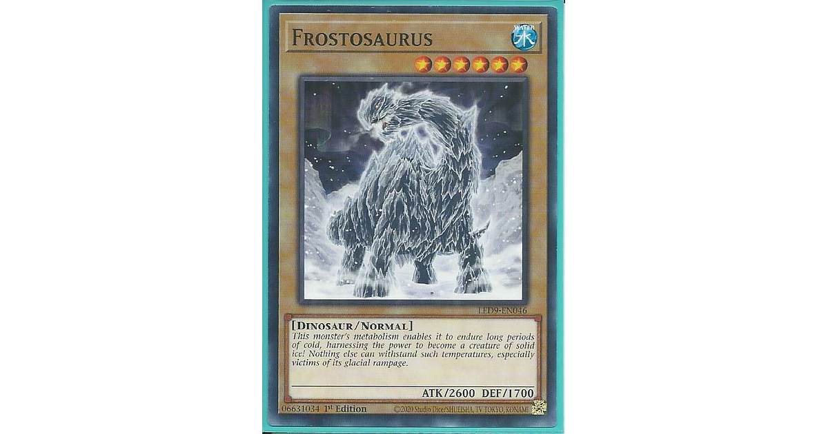 Frostosaurus - LED9-EN046 - Common 1st Edition