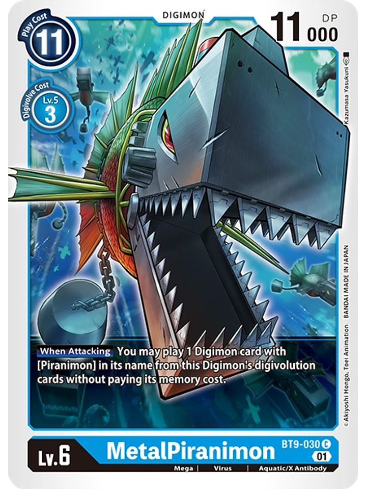 BT9-030 C MetalPiranimon